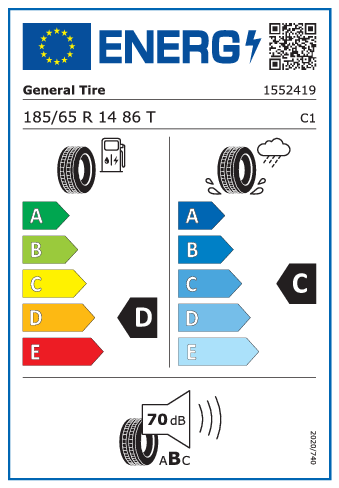 185/65R14 86T ALTIMAX COMFORT
